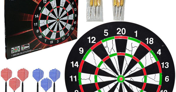 Avessa 45 cm MDF Dart Tahtası 6 Adet Ok Dart20